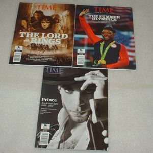 Time Magazine | Accents | Lot Of 3 Collectible Time Magazines Prince ...